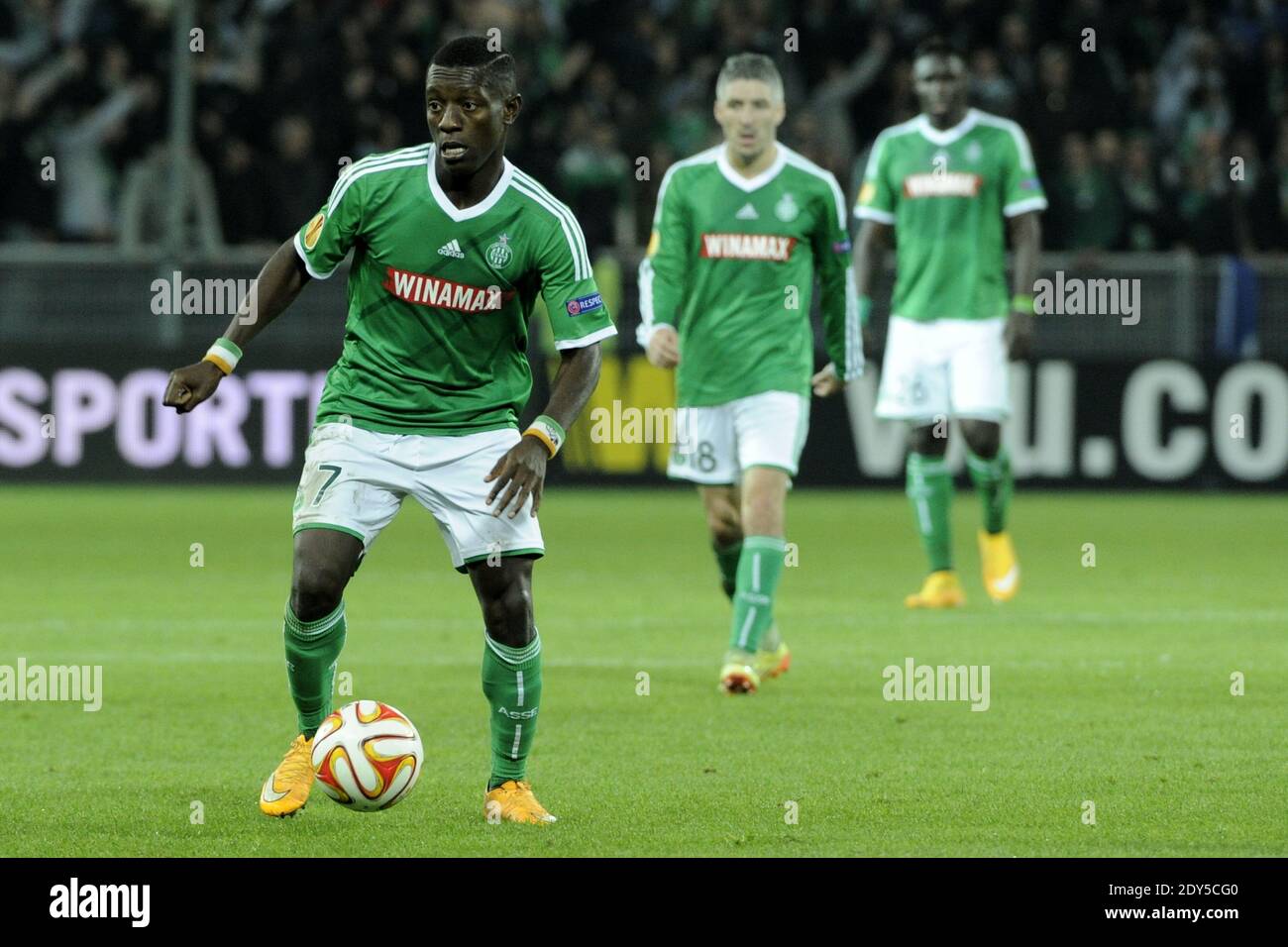 Max-Alain Gradel (Saint-etienne) during Europa league soccer match ...