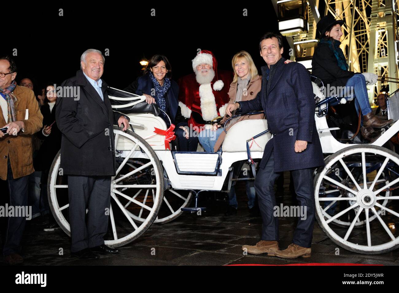 Chantal Ladesou, Jean-Luc Reichmann, Anne Hidalgo and Marcel Campion ...