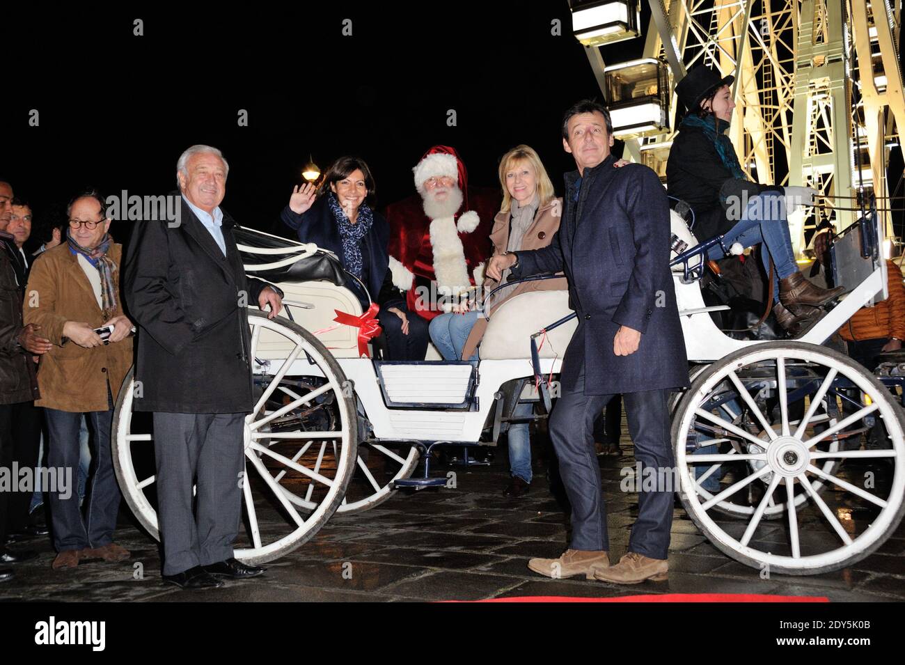 Chantal Ladesou, Jean-Luc Reichmann, Anne Hidalgo and Marcel Campion ...