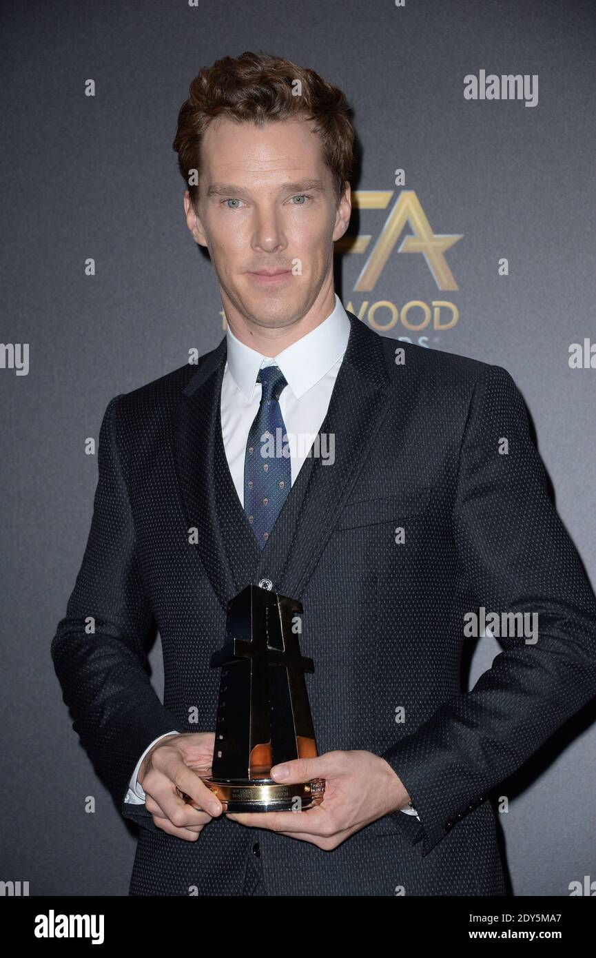 Benedict Cumberbatch poses in the press room during the 18th Annual ...