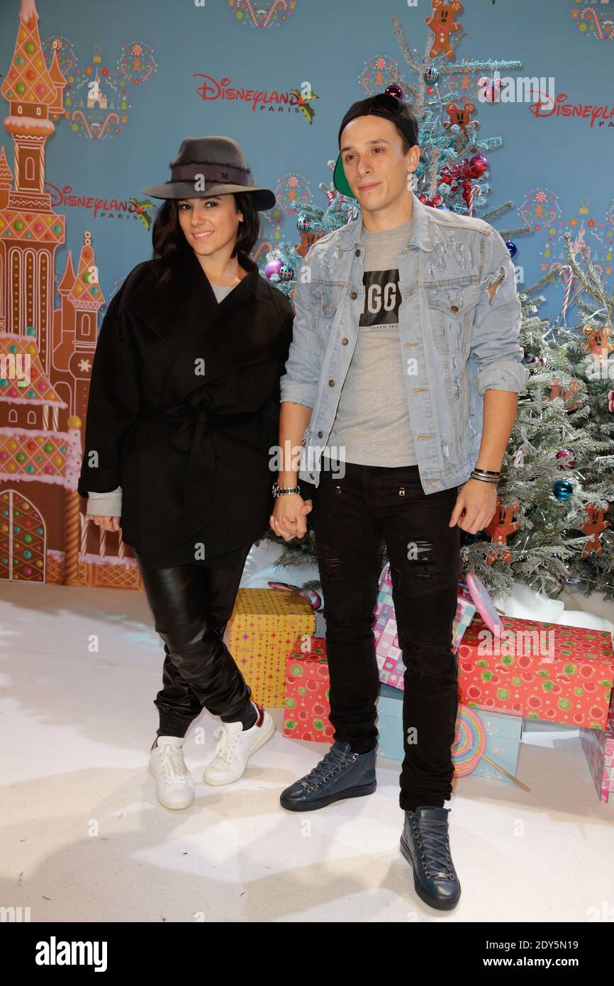 Alizee and her boyfriend Gregoire Lyonnet attending the Christmas ...