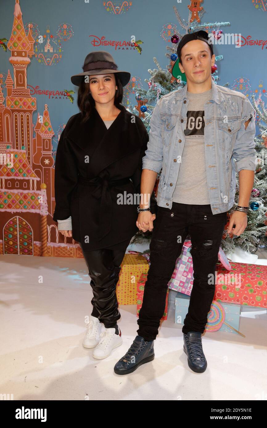 Alizee and her boyfriend Gregoire Lyonnet attending the Christmas ...