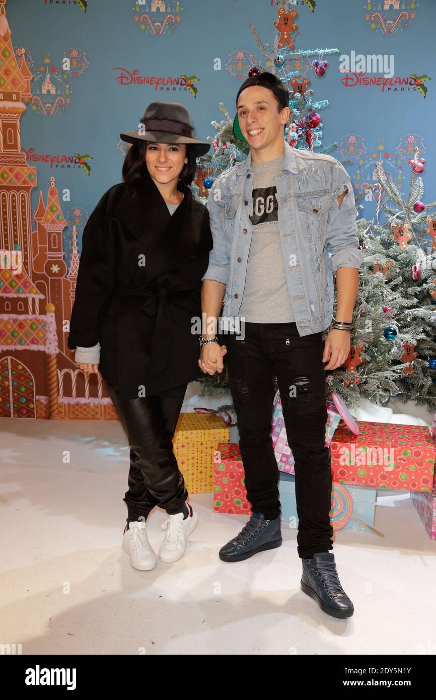 Alizee and her boyfriend Gregoire Lyonnet attending the Christmas ...