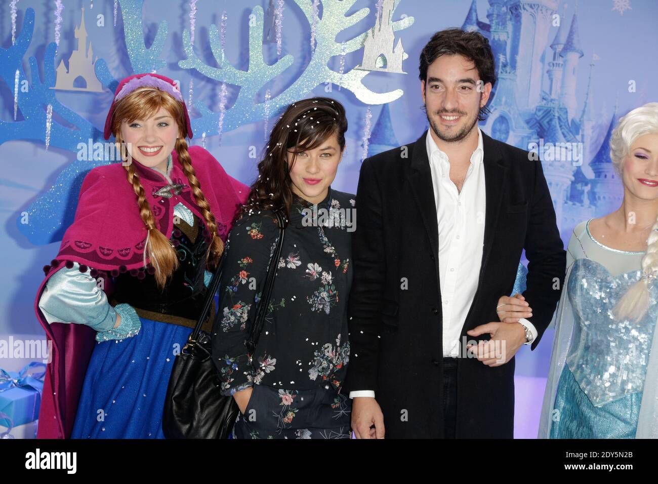 Mylene Jampanoi and her boyfriend Dimitri Stephanides attending the ...