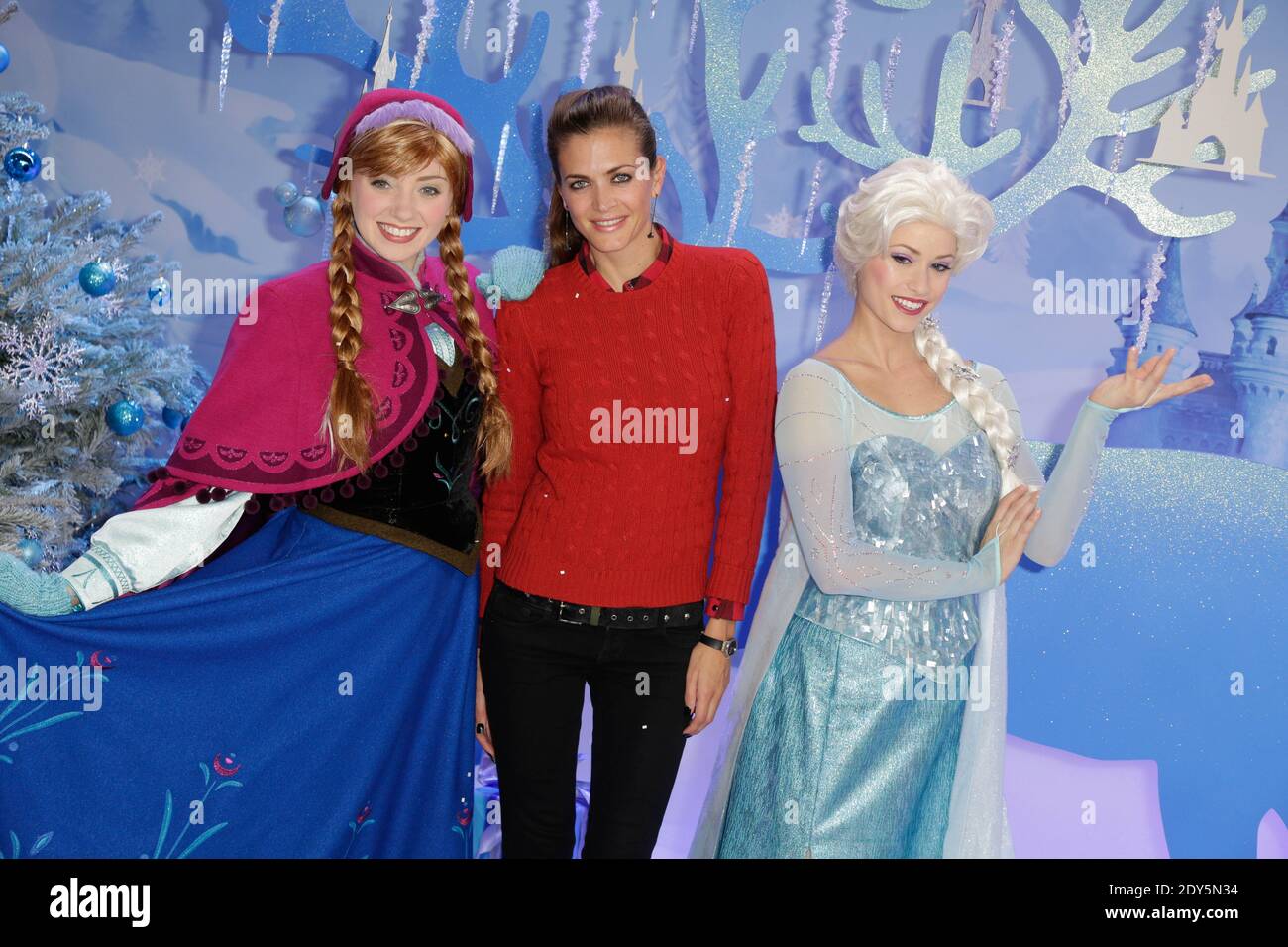 Astrid Bryan attending the Christmas Season opening day at Disneyland ...