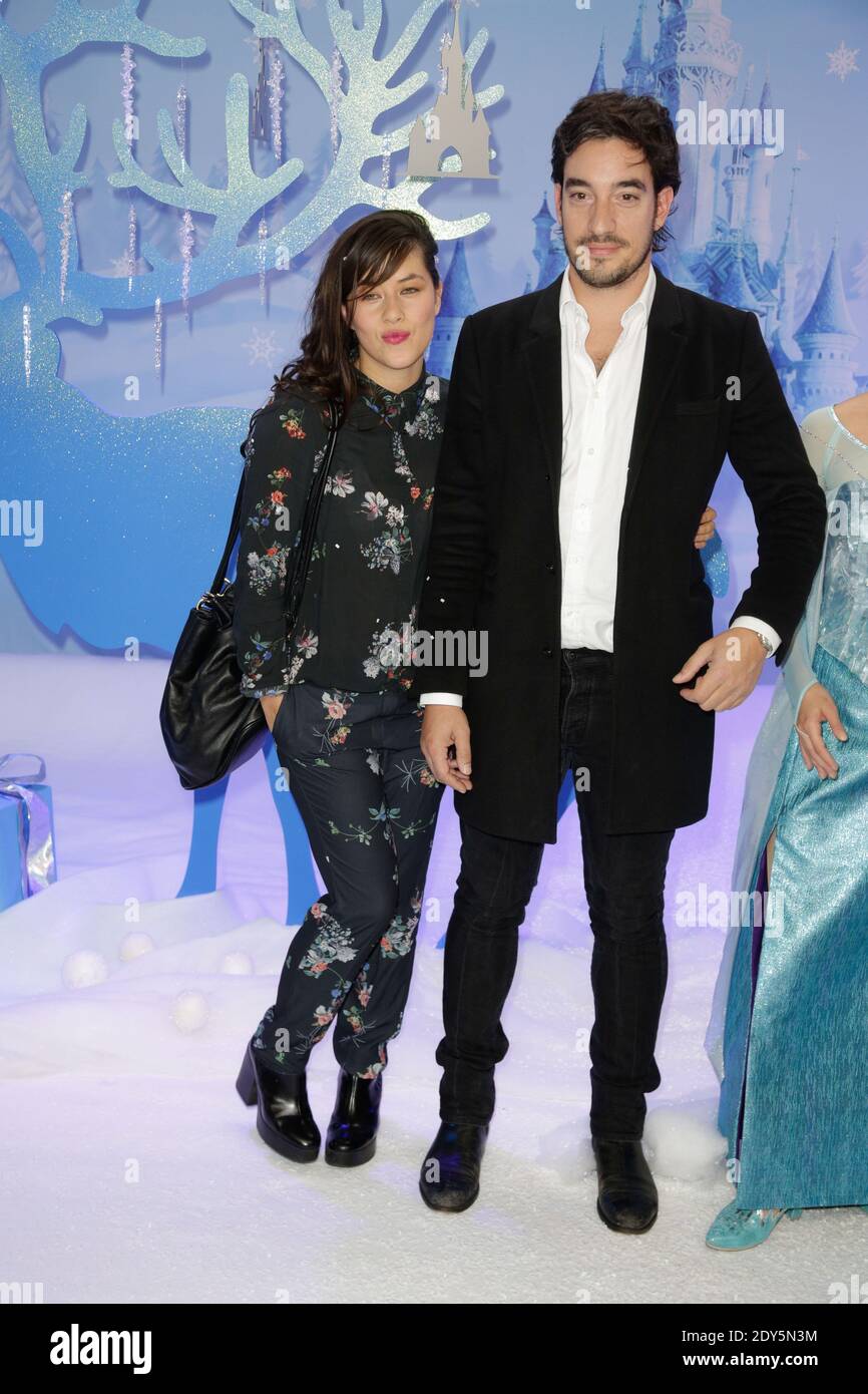 Mylene Jampanoi and her boyfriend Dimitri Stephanides attending the ...