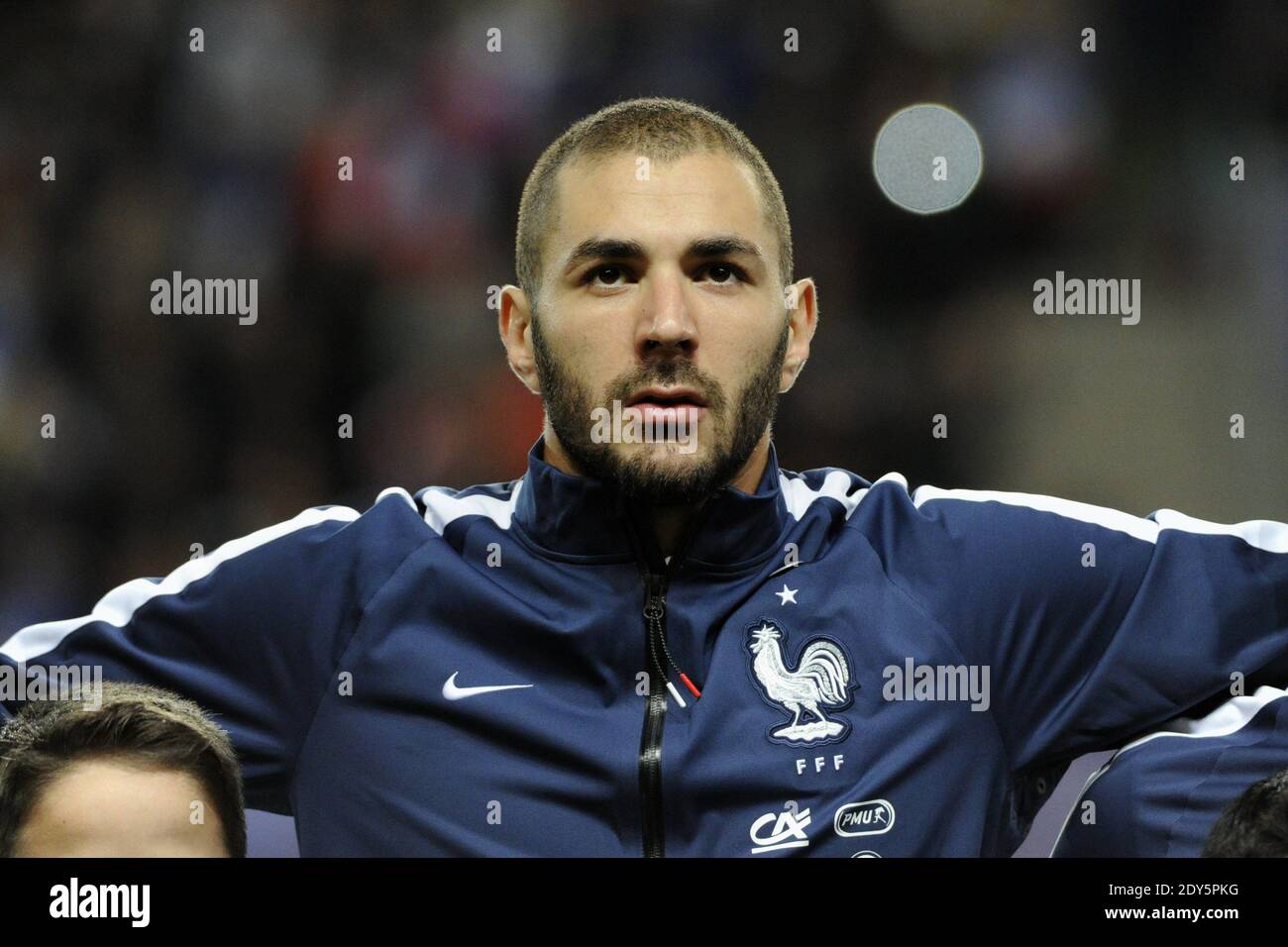 France's Karim Benzema before the International Friendly soccer match ...