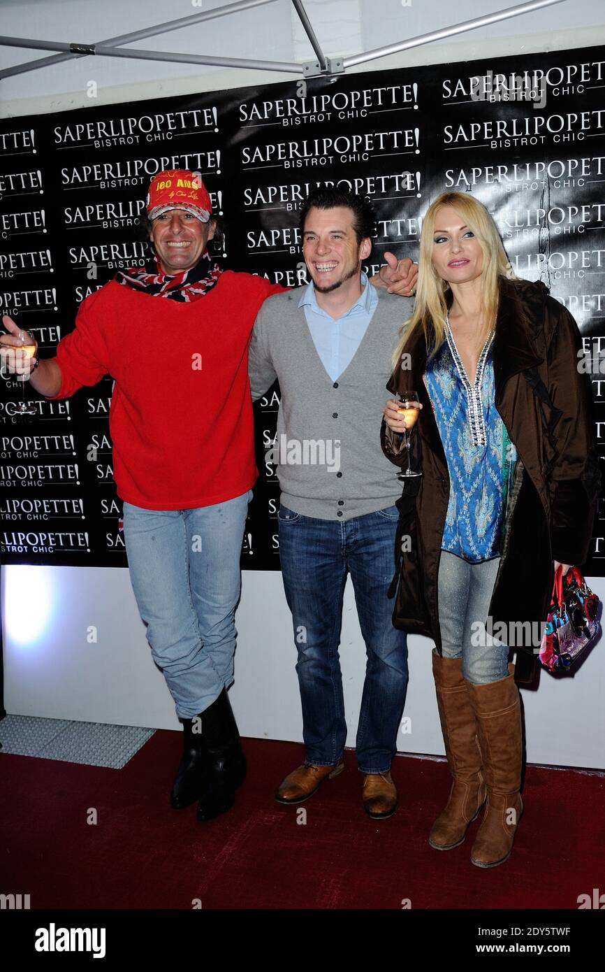 Frederic Edelstein, Norbert Tarayre and guest attending Norbert Tarayre ...
