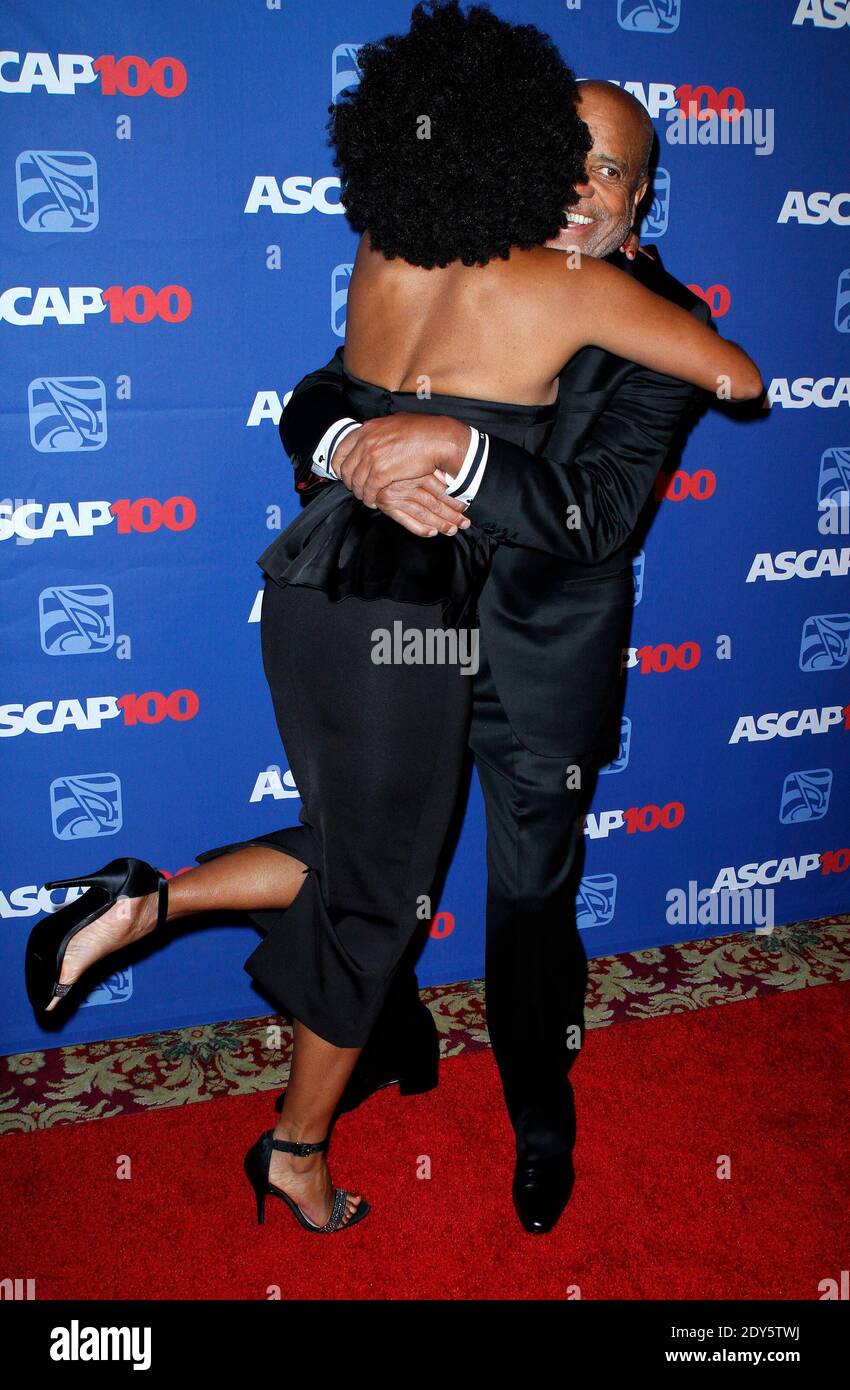 Rhonda Ross and Berry Gordy attend the ASCAP Centennial Awards at the ...
