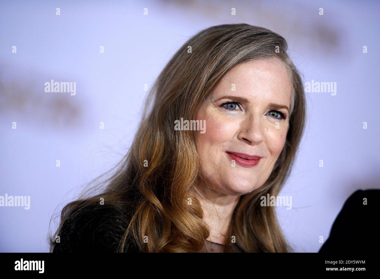 Suzanne Collins attends the premiere of Lionsgate's The Hunger Games ...