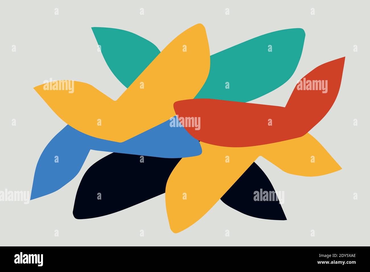 Collage de matisse Stock Vector Images - Alamy