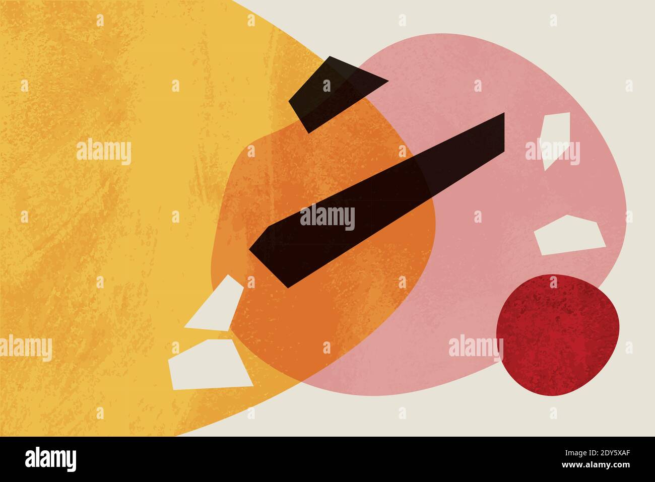 Seamless Abstract vector Geometric design in Bauhaus and Boho style ...
