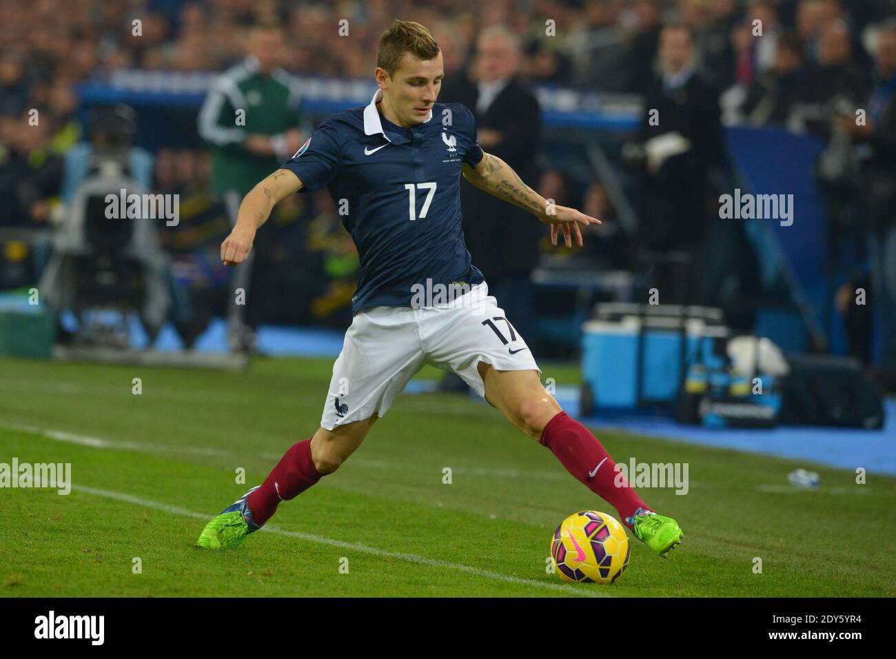 France's Lucas Digne during the Friendly international soccer match ...