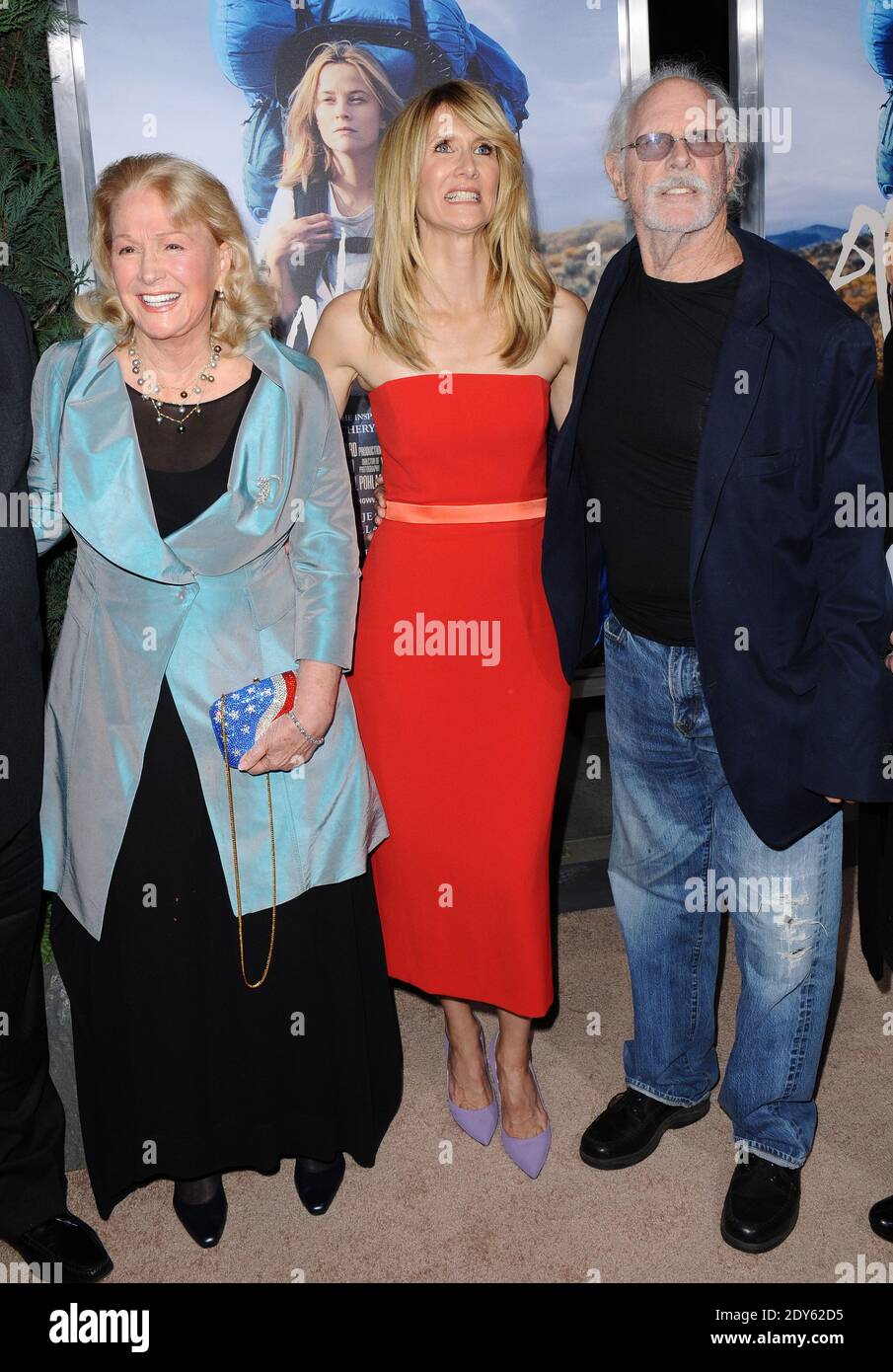 Diane Ladd, Laura Dern and Bruce Dern attend the premiere of Fox ...