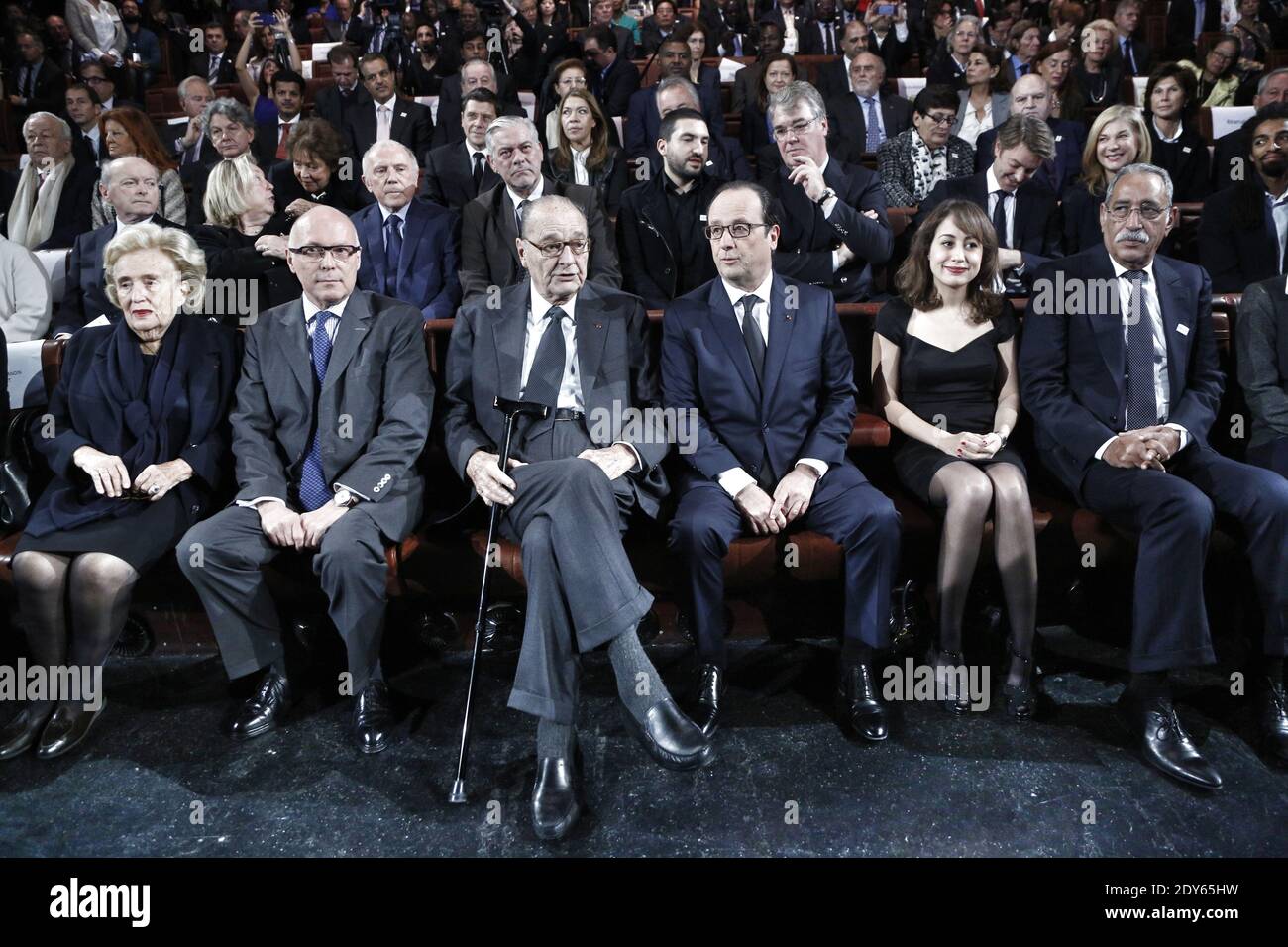 (L-R) Former French first lady Bernadette Chirac, Musee du Quai Branly ...