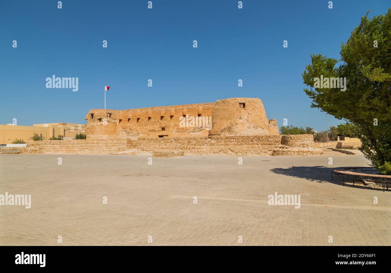 View of the old Arad Fort, in Manama, Muharraq, Bahrain Stock Photo - Alamy