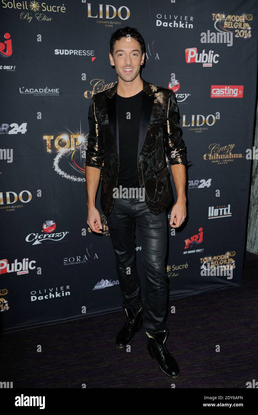 Maxime Dereymez attending Top Model Belgium 2014 at Lido in Paris ...