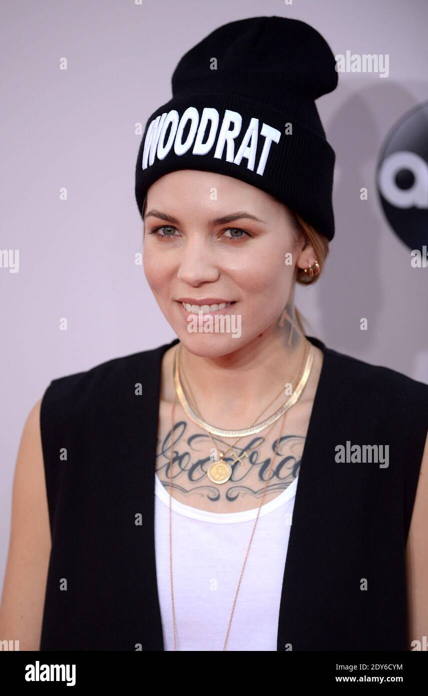 Skylar Grey attends the 42nd Annual American Music Awards at the Nokia ...