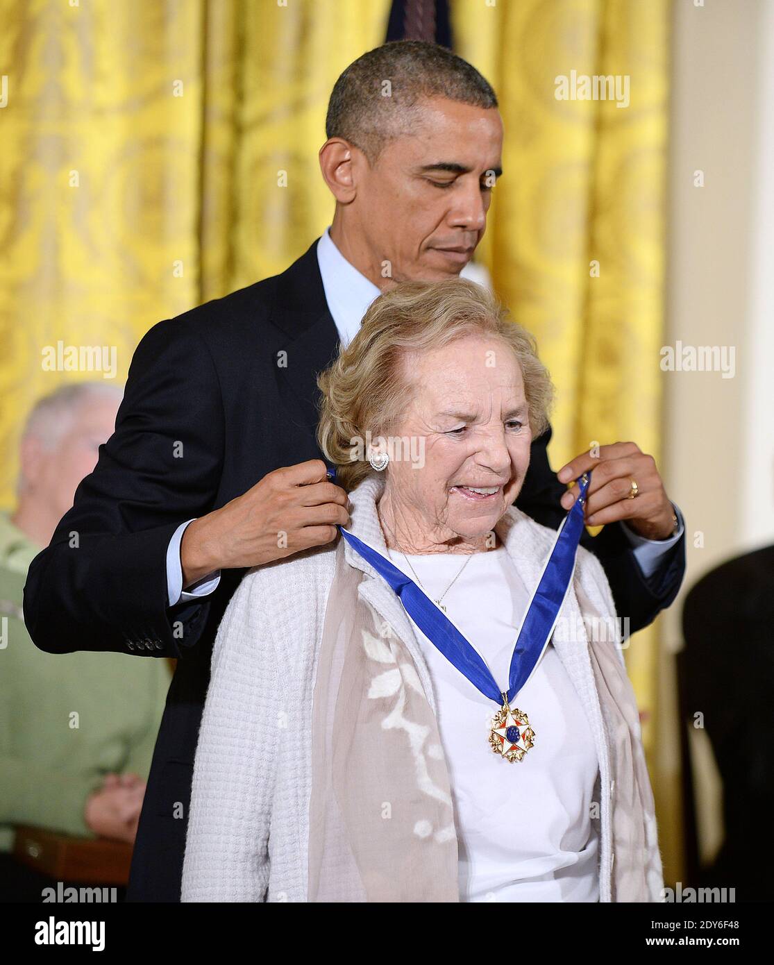 US President Barack Obama presents the Medal of Freedom to Ethel ...