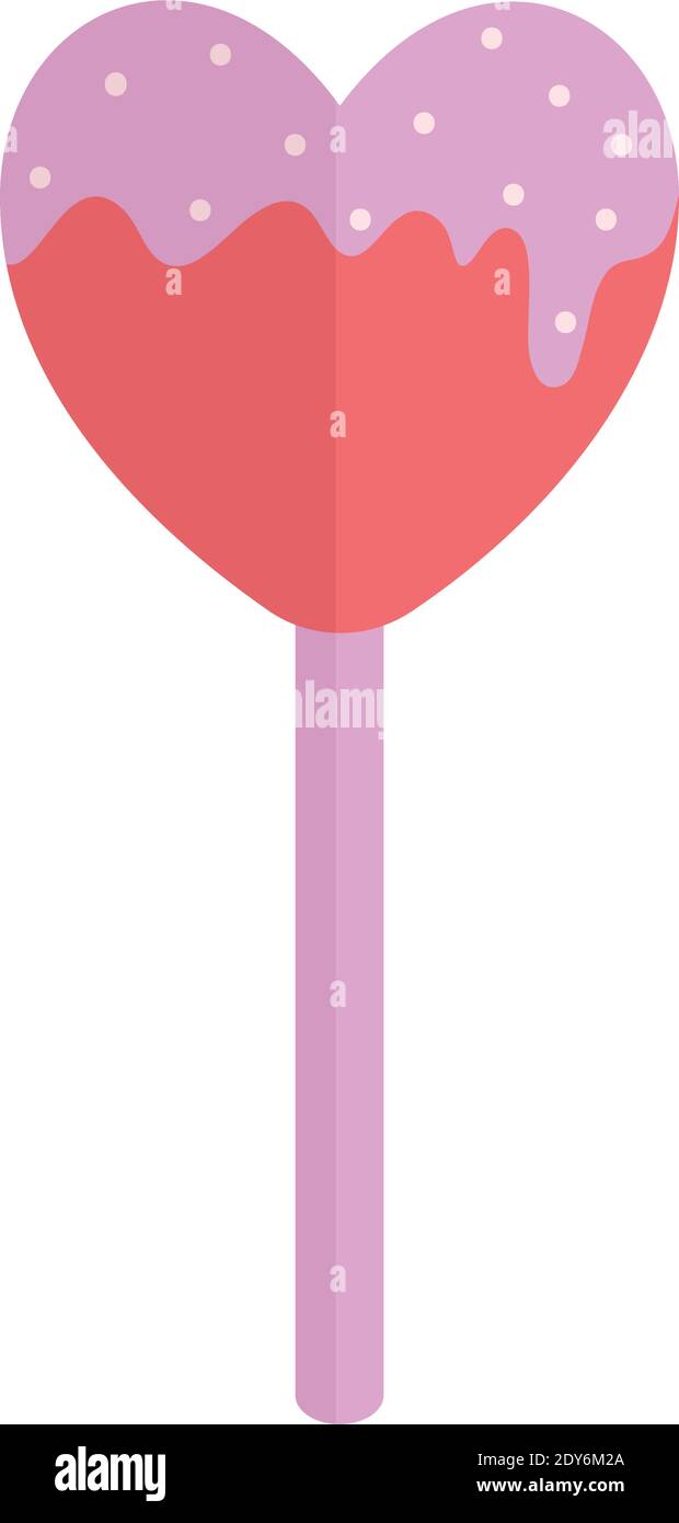 popsicle with form of a heart Stock Vector Image & Art - Alamy