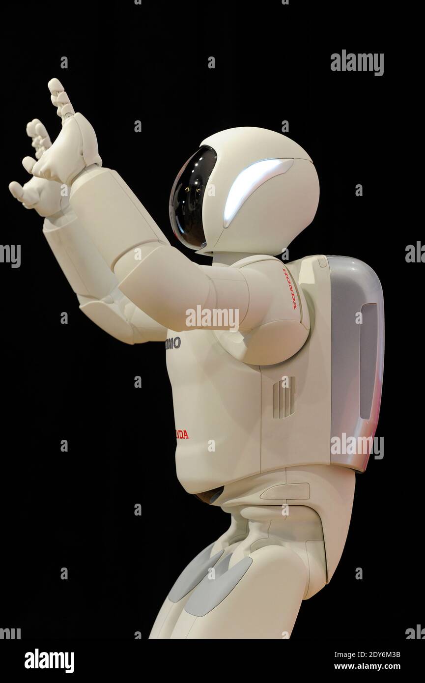 Honda's humanoid robot ASIMO (Advanced Step in Innovative MObility ...