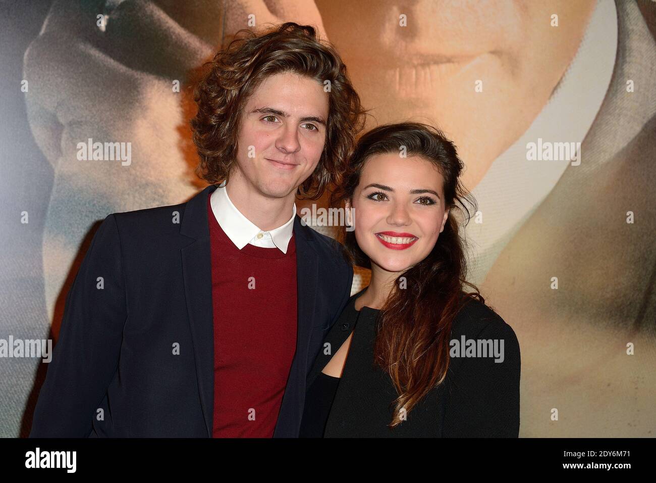 Thomas Soliveres and Nassima Benchicou attending the premiere of La ...