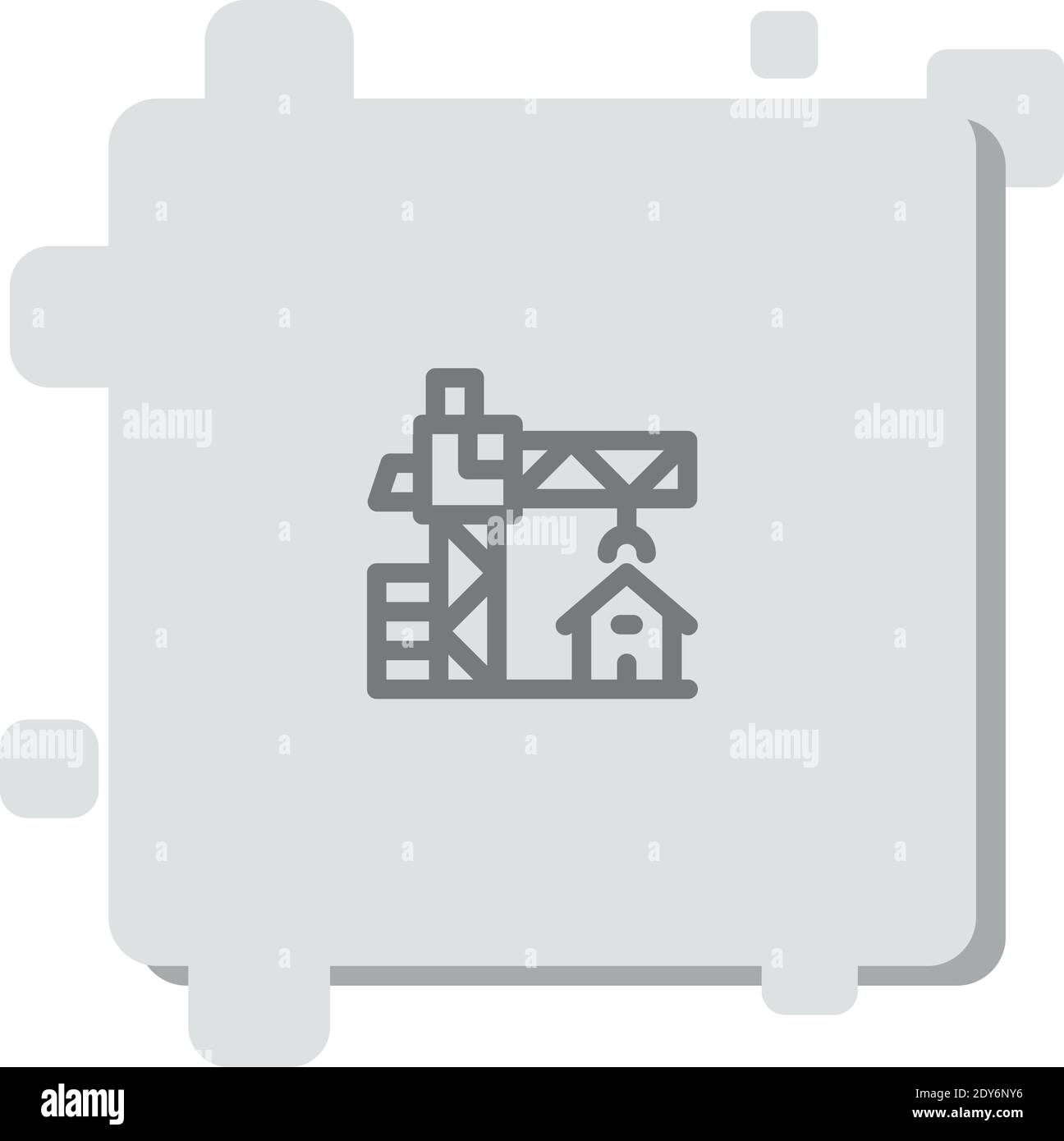 crane vector icon modern simple vector illustration Stock Vector Image ...