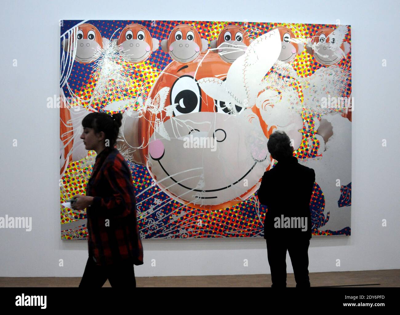 A Jeff Koons retrospective goes on display within the Pompidou Center ...