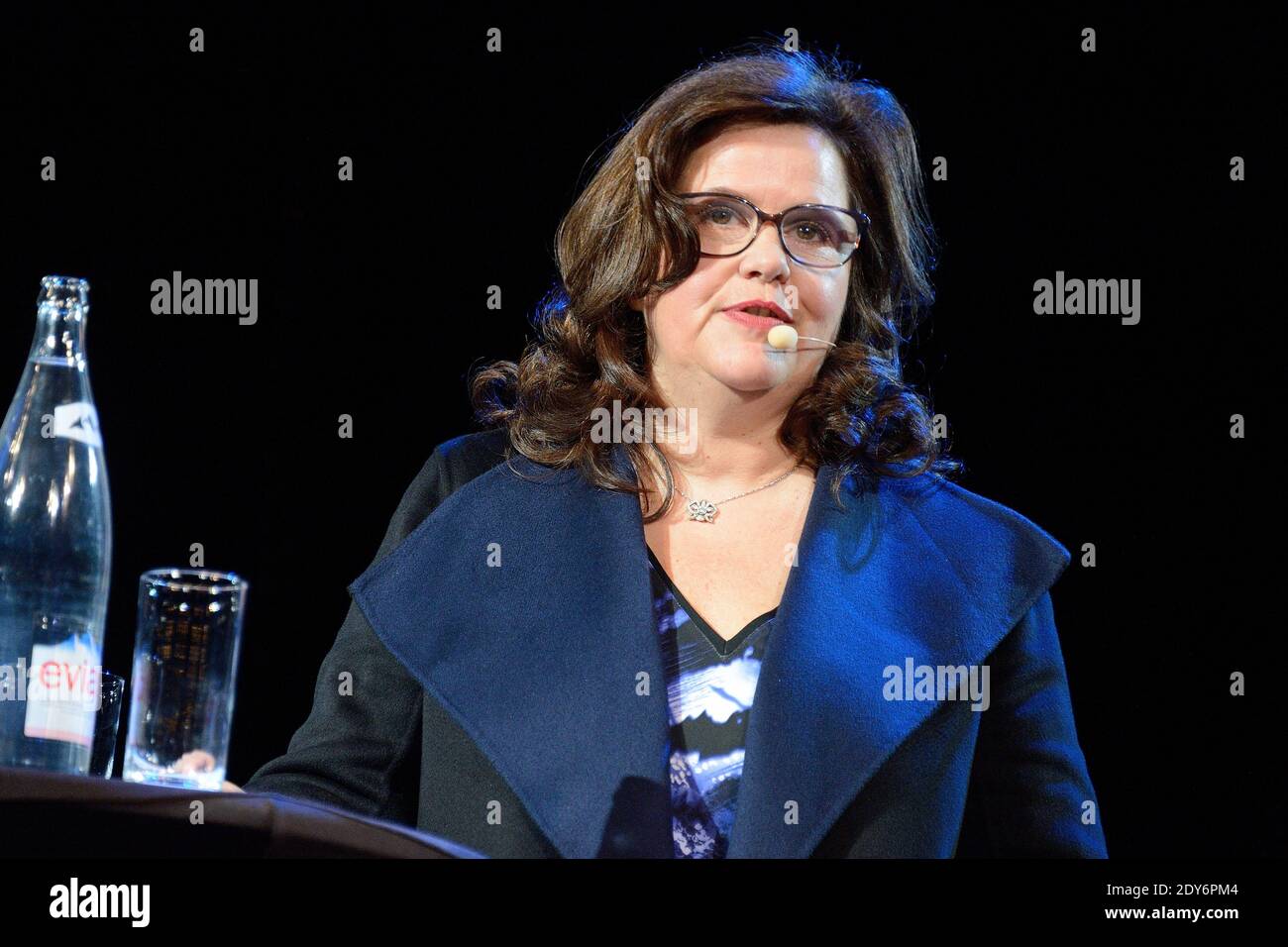 Nathalie Bellon-Szabo attending a press conference about Lido new show ...