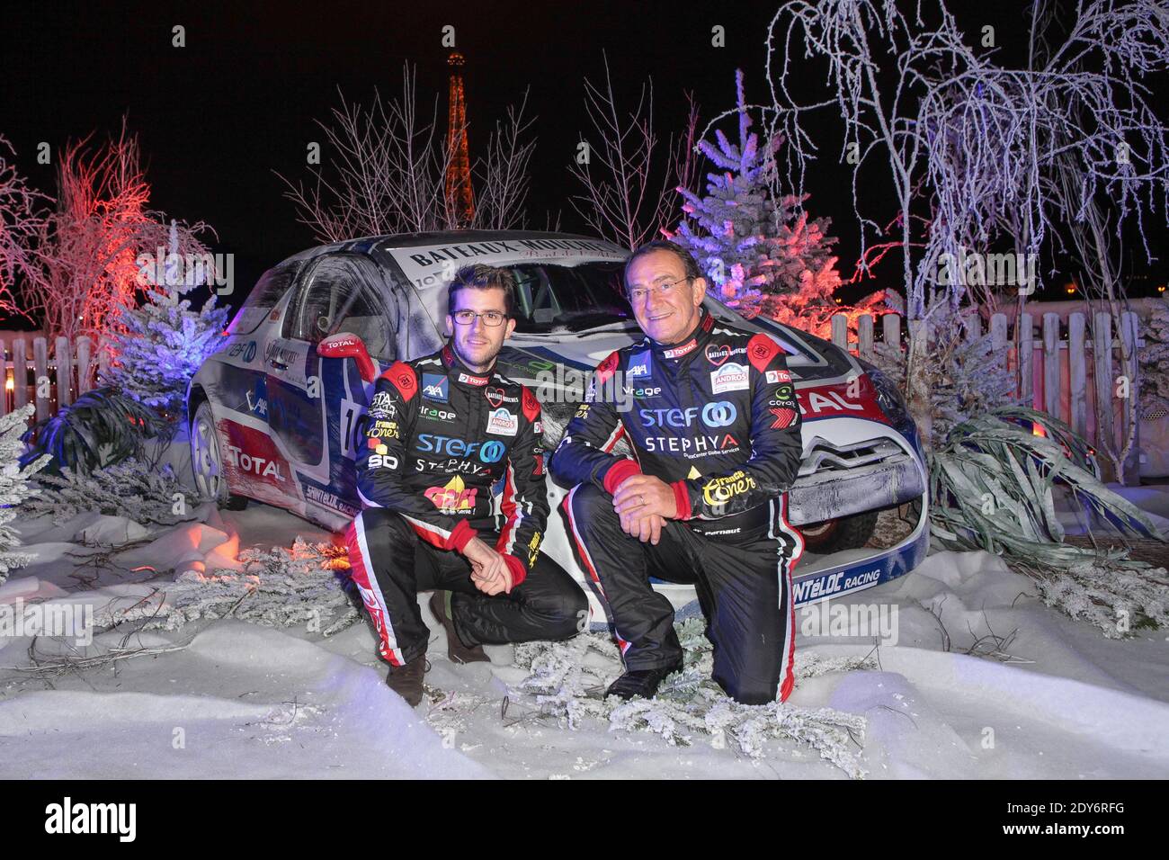 Olivier Pernaut and Jean-Pierre Pernaut attending the press conference ...