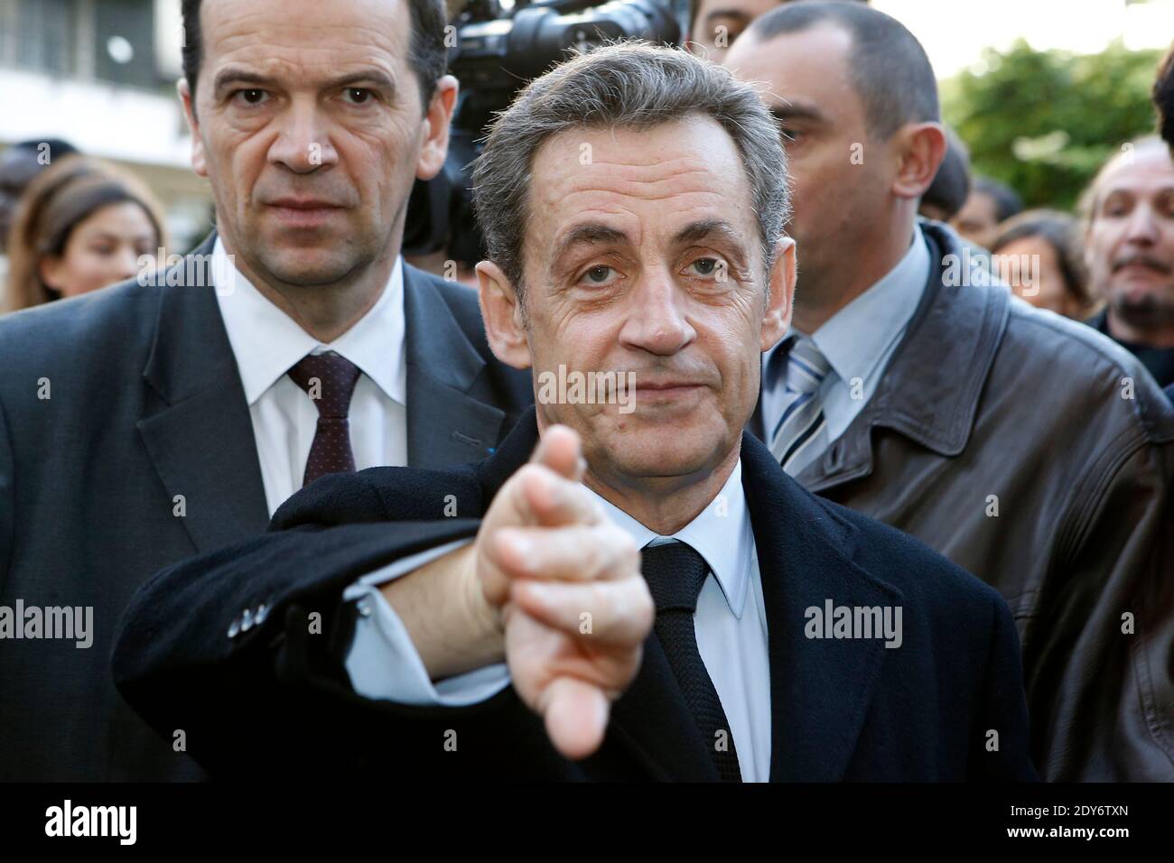 Former French President and candidate for the presidency of French ...