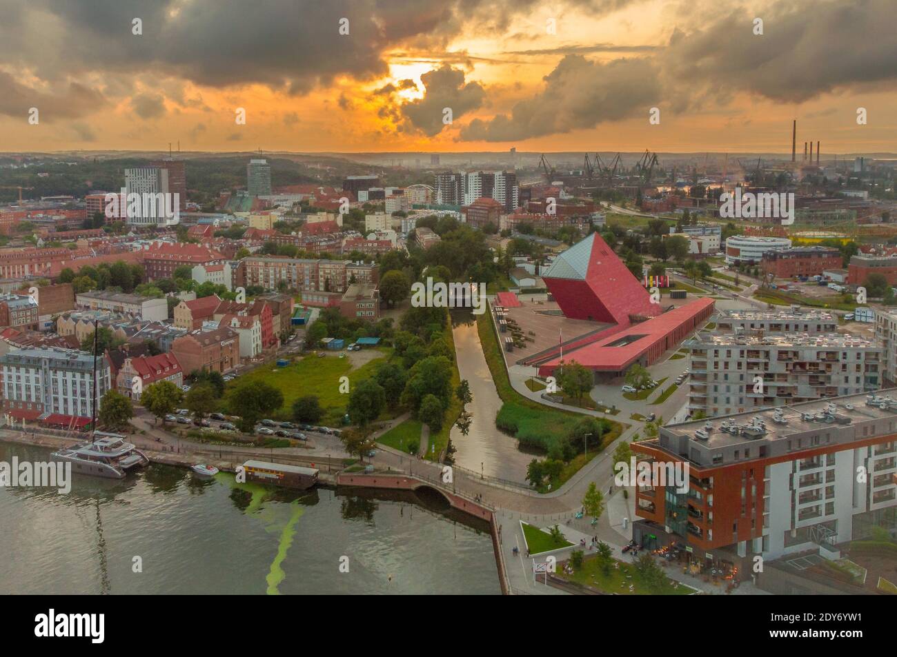 Birds eye gdansk hi-res stock photography and images - Alamy
