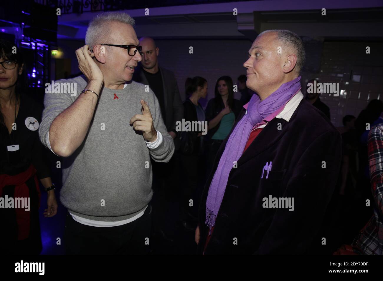 Jean-Paul Gaultier and Richard Cross attending the 'Iccarre' Party ...
