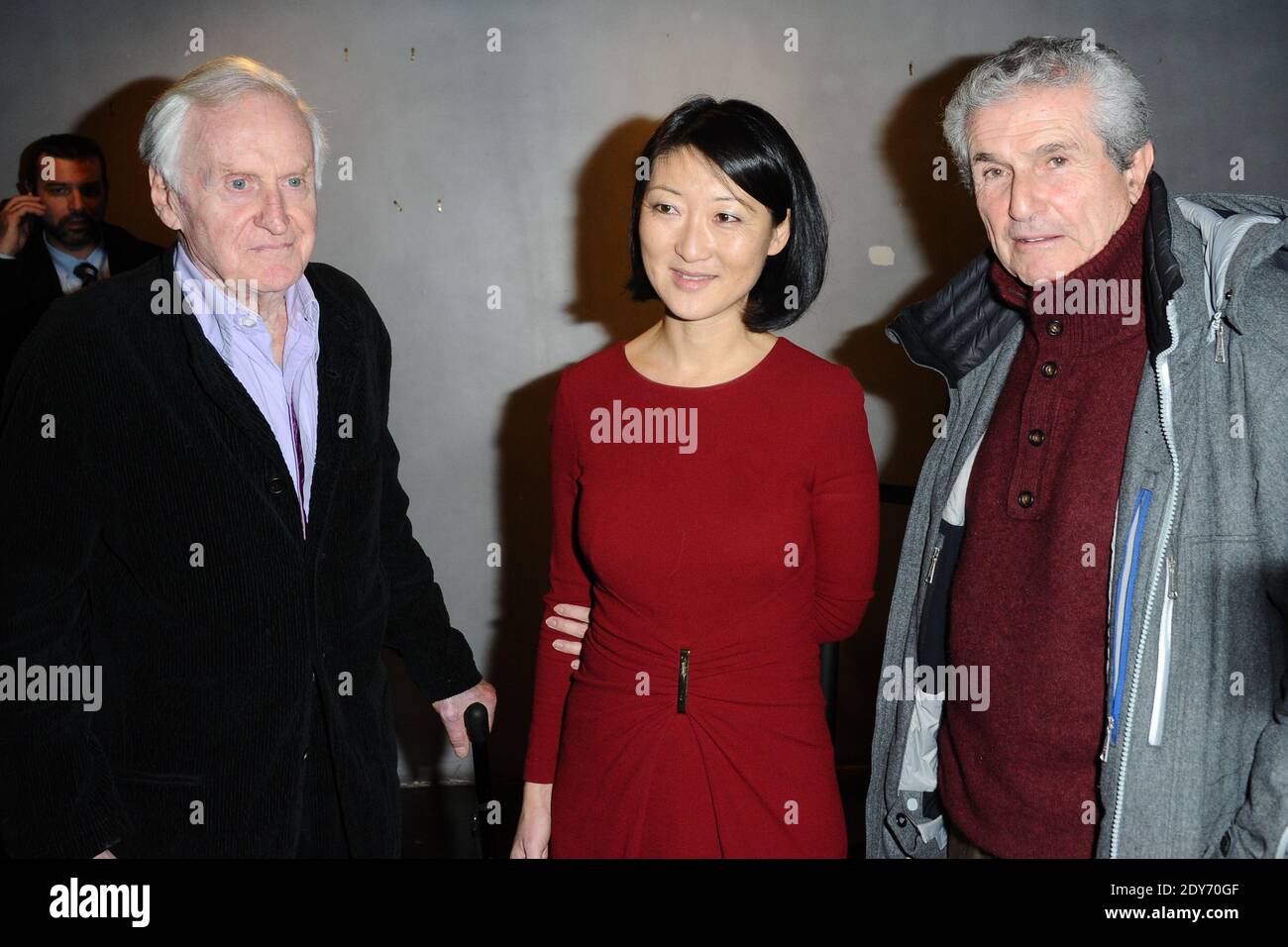 John Boorman, Fleur Pellerin and Claude Lelouch attending the ceremony ...