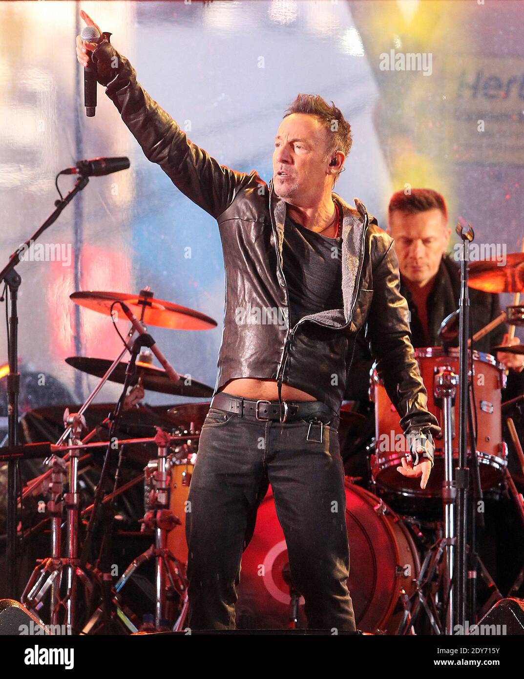 Bruce Springsteen performs during a special concert on Aids day in ...