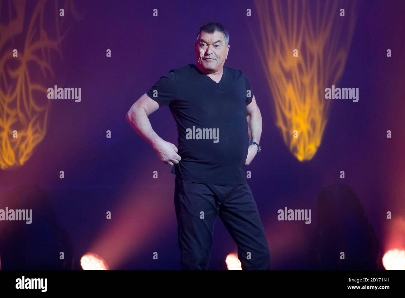 French humorist Jean-Marie Bigard performs, during "Les Eternels du ...