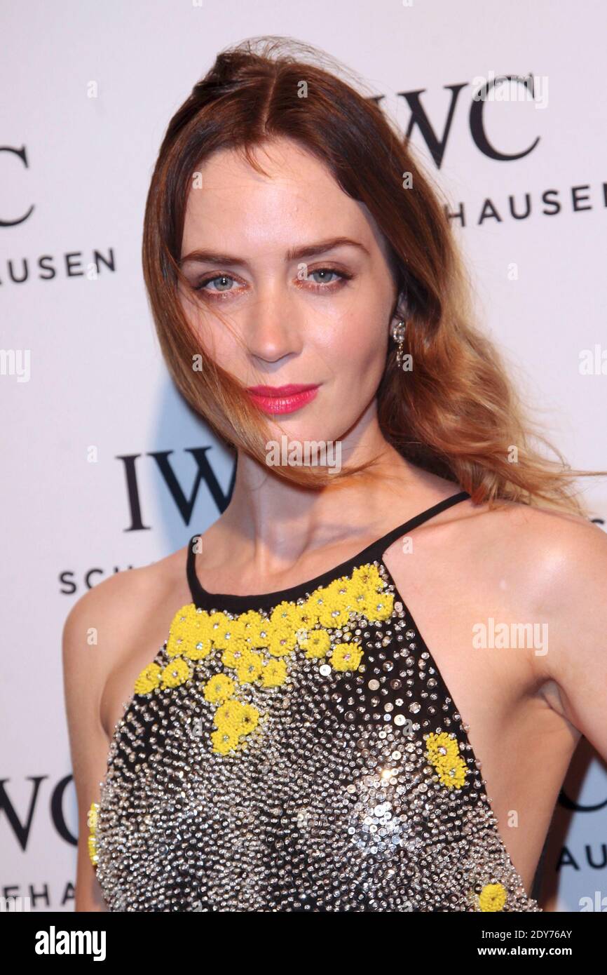 Emily Blunt attends the IWC Schaffhausen 'Timeless Portofino' event to ...
