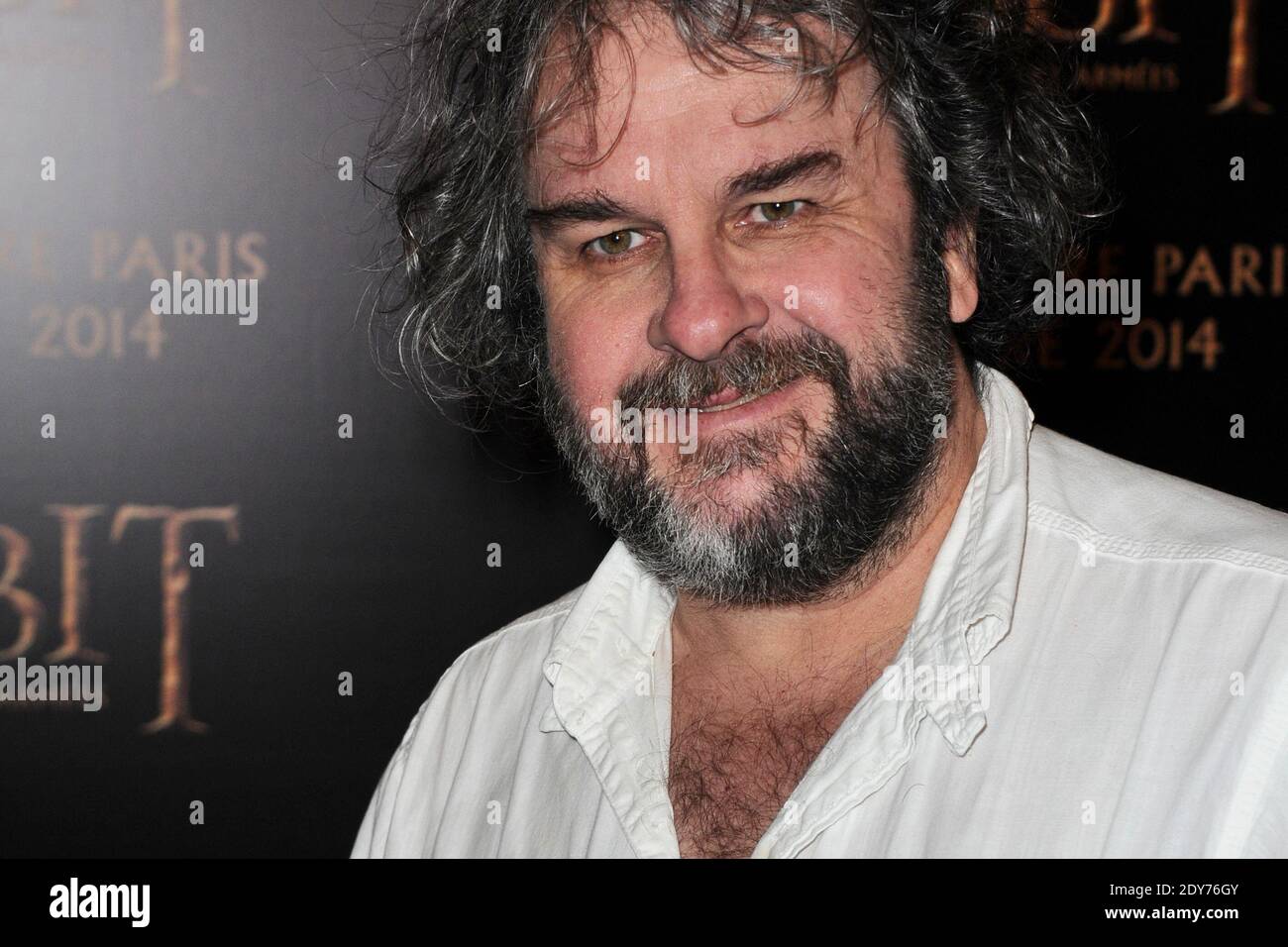 Director Peter Jackson attending The Hobbit Premiere at the Grand Rex ...
