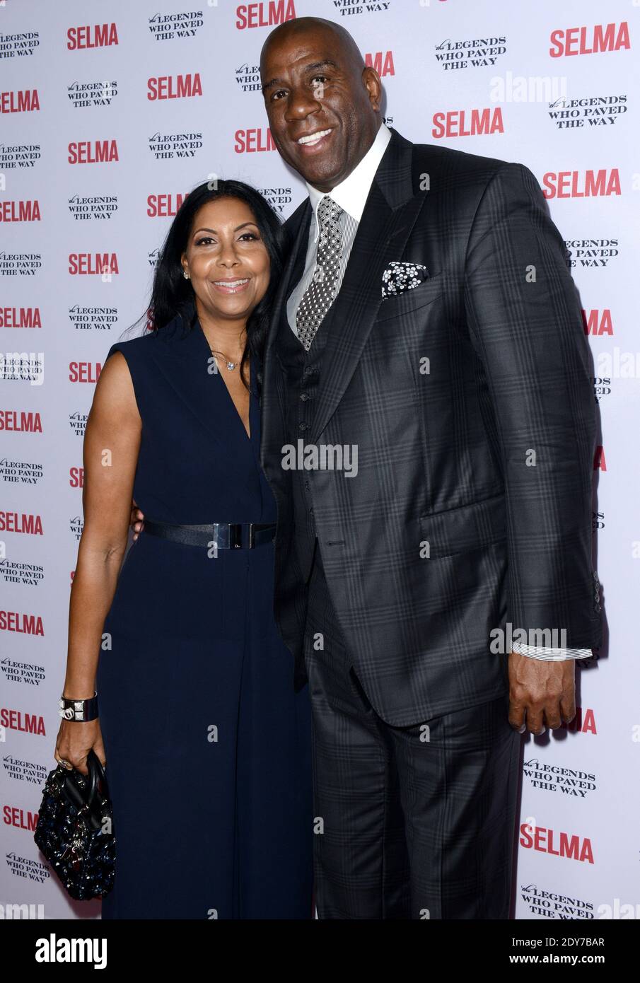 Earlitha Cookie Kelly and Earvin Magic Johnson attend the 'Selma' and ...