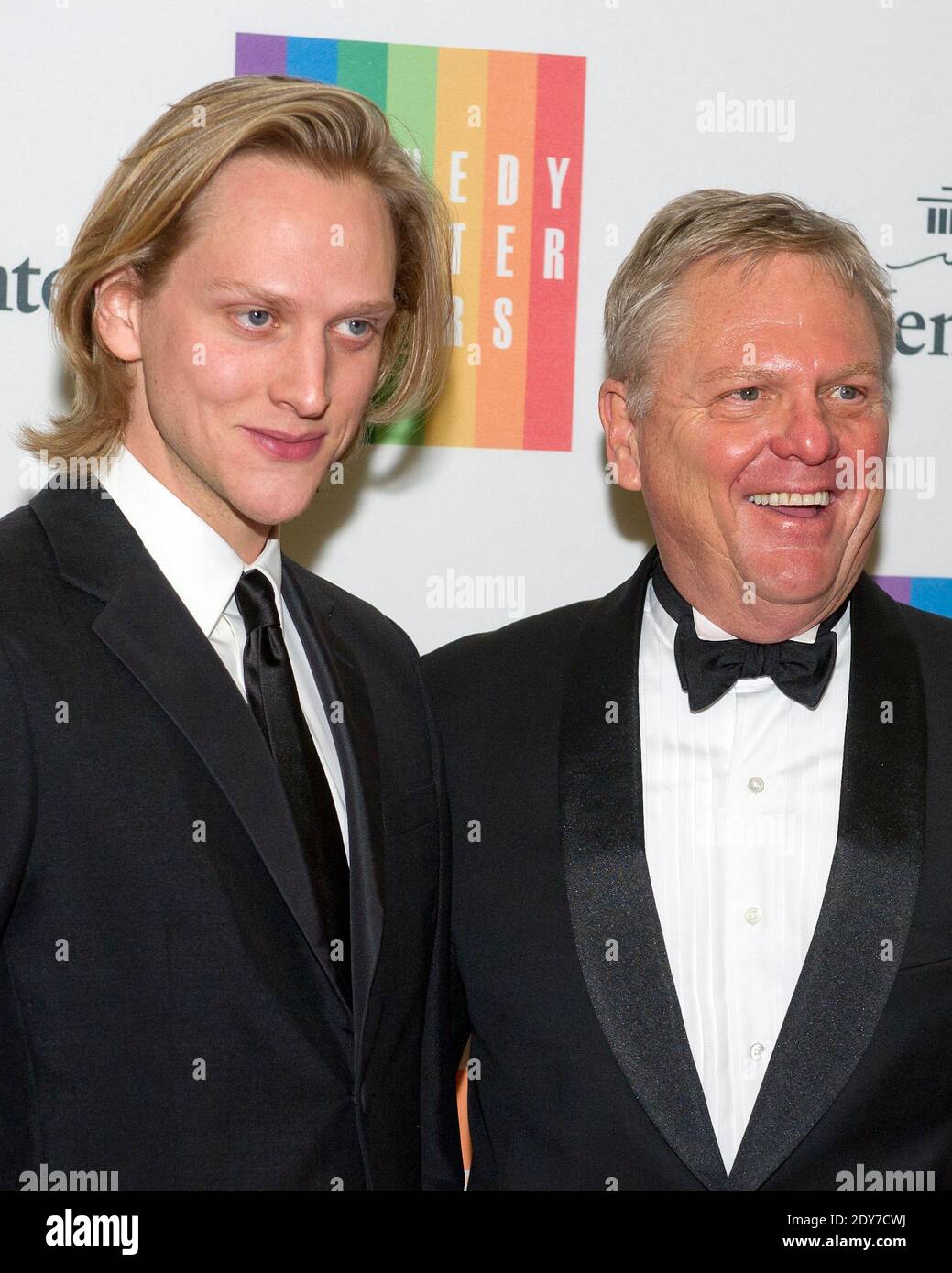 David Hallberg and Bruce Hallberg arrive for the formal Artist's Dinner ...