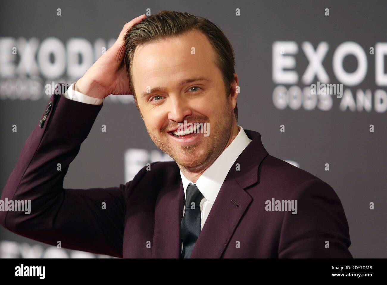 Aaron Paul arrives to the premiere of Exodus: Gods and Kings at the ...