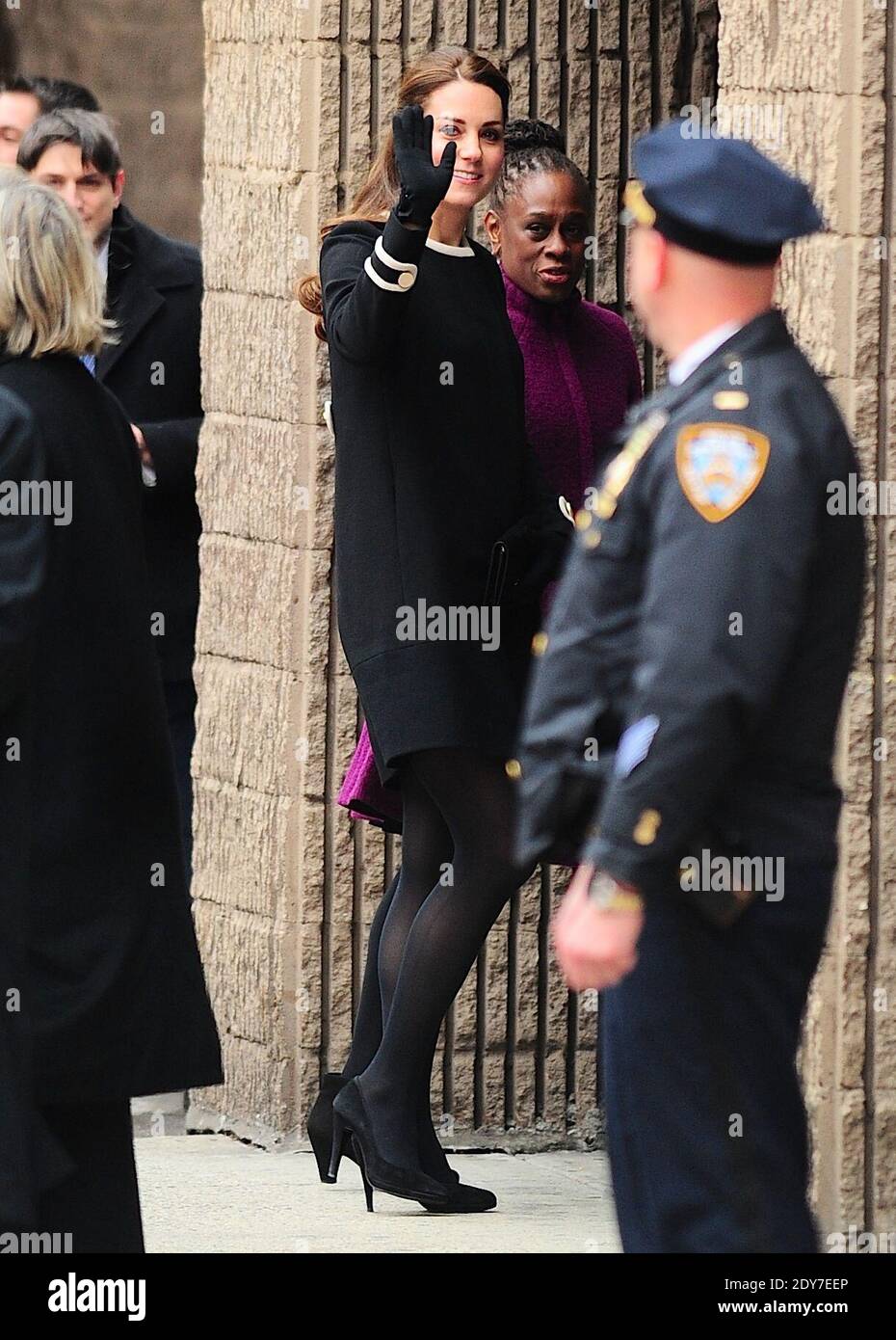 Duchess of Cambridge Kate Middleton is seen arriving with the First ...