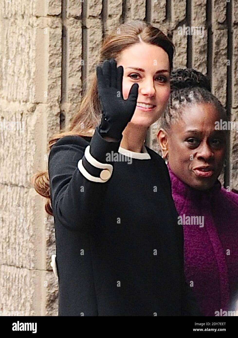 Duchess of Cambridge Kate Middleton is seen arriving with the First ...