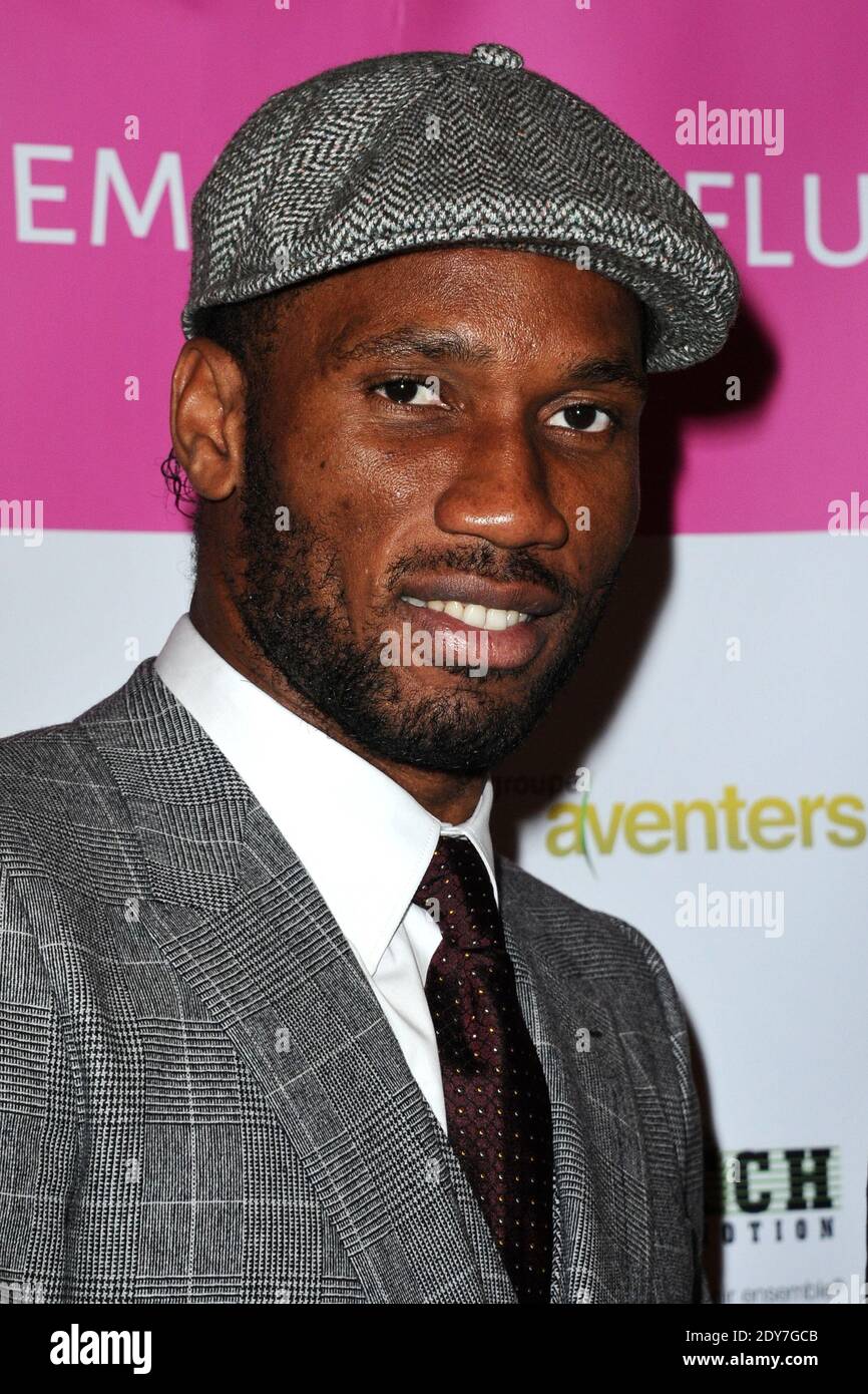 Didier Drogba attending the Prix de la Femme d'Influence 2014 at the ...