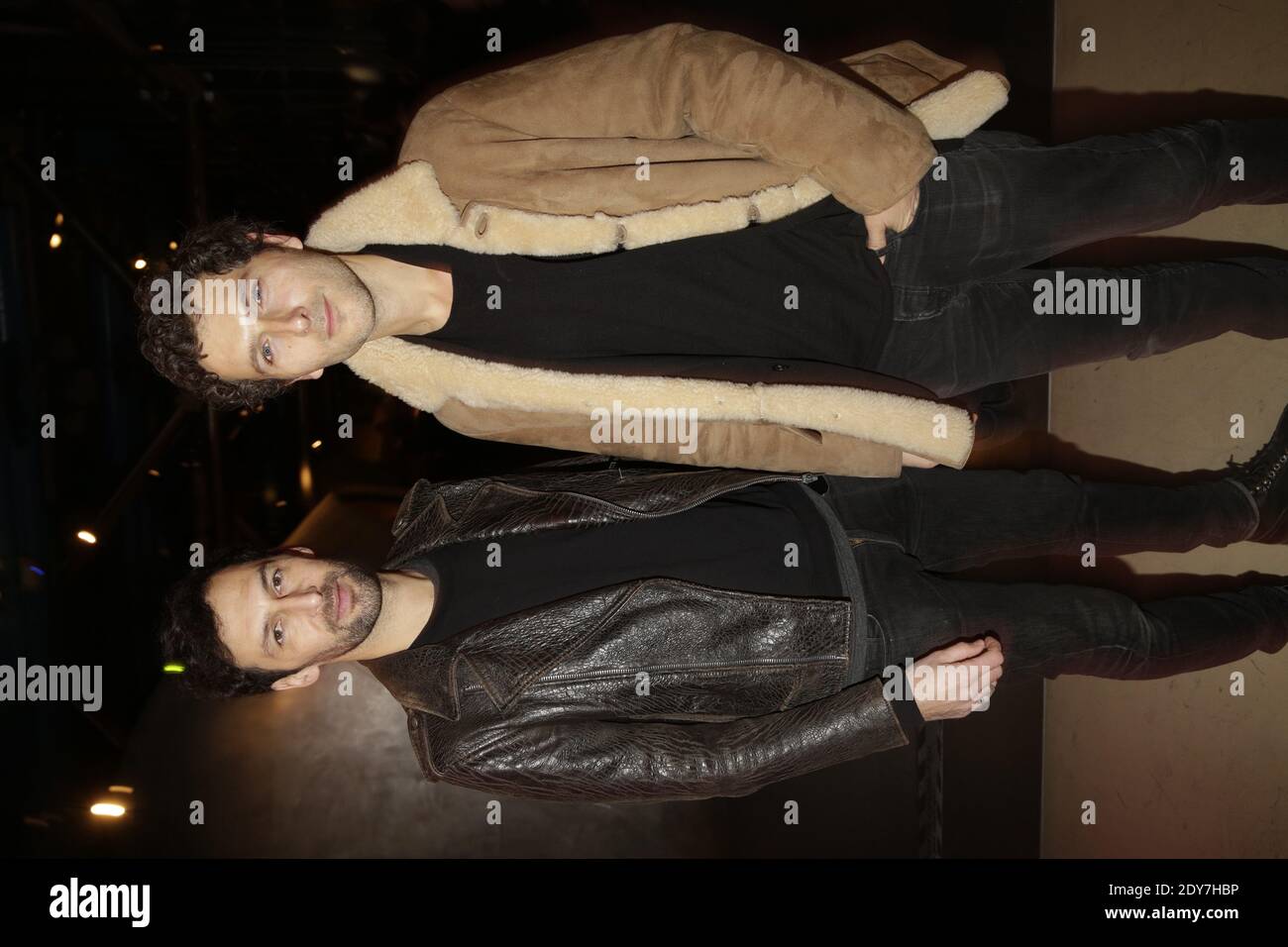 Aaron attending the Jeff Koons for H&M party at the Centre Pompidou, in ...