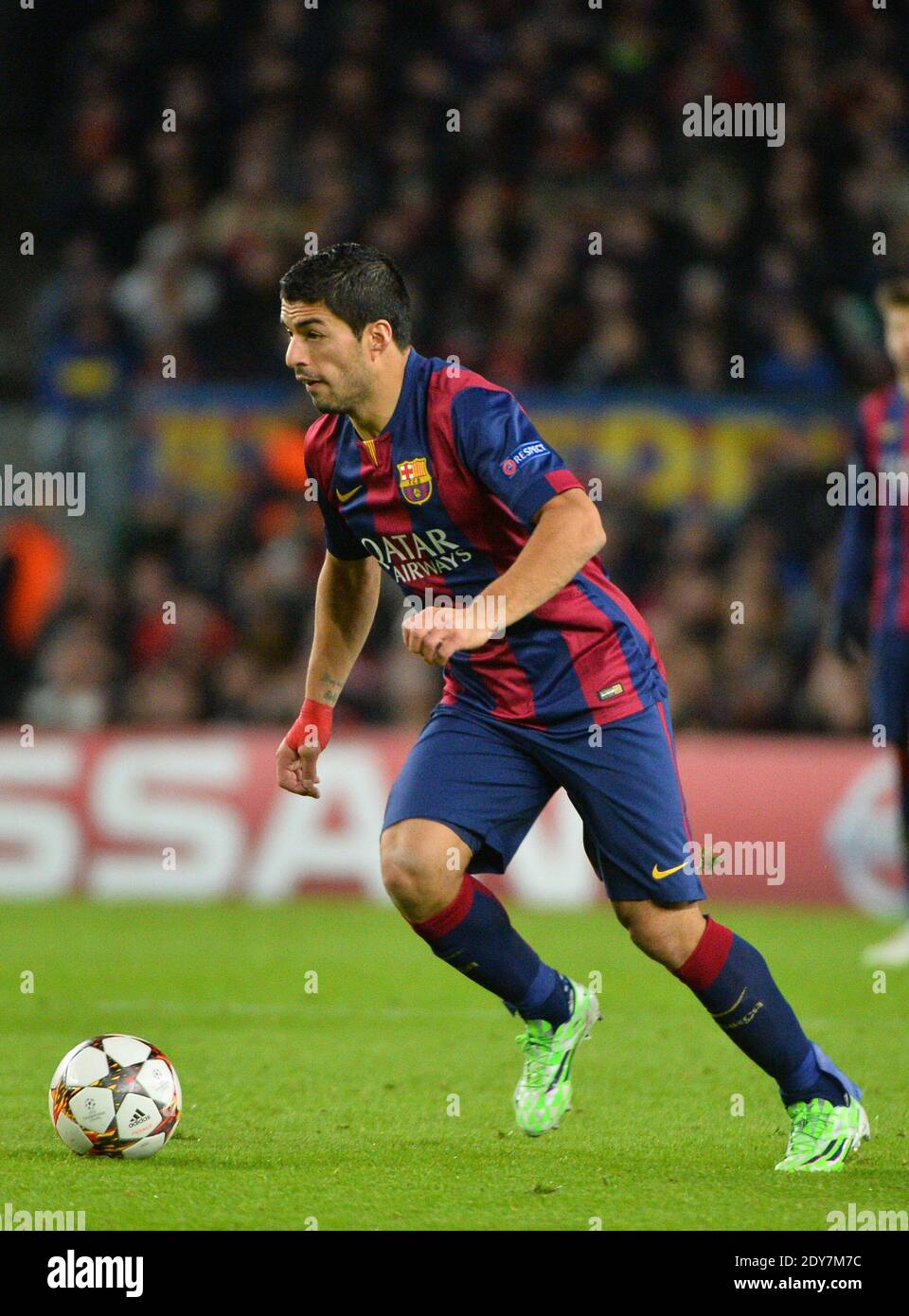 Barcelona's Luis Suarez during the UEFA Champions League soccer match ...