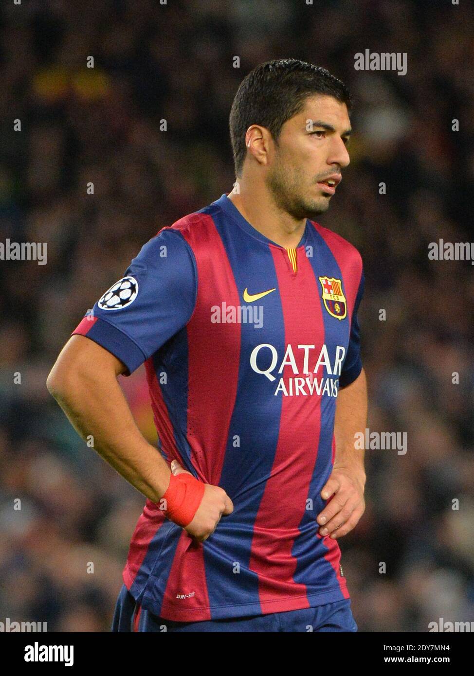 Barcelona's Luis Suarez during the UEFA Champions League soccer match ...