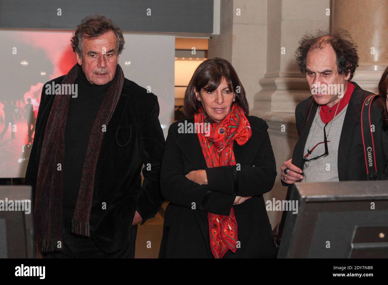 Bruno Barbey, Mayor of Paris Anne Hidalgo and Patrick Zachmann ...