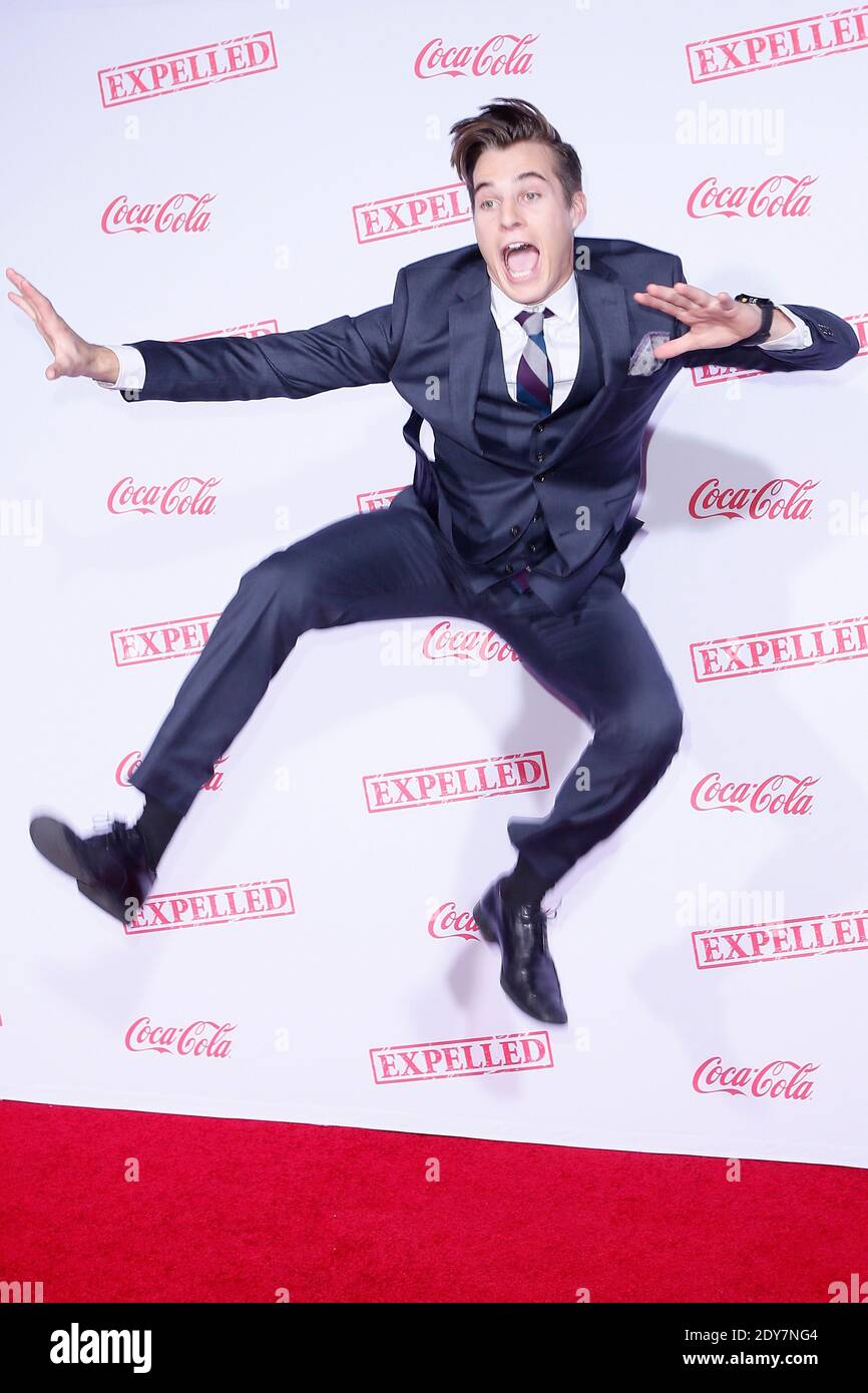 Marcus Johns attends the premiere of AwesomenessTV's Expelled at ...