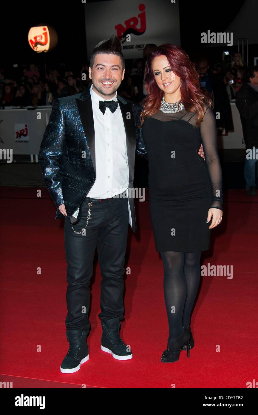 Chris Marques and Jaclyn Spencer arriving to the 16th NRJ Music Awards ...